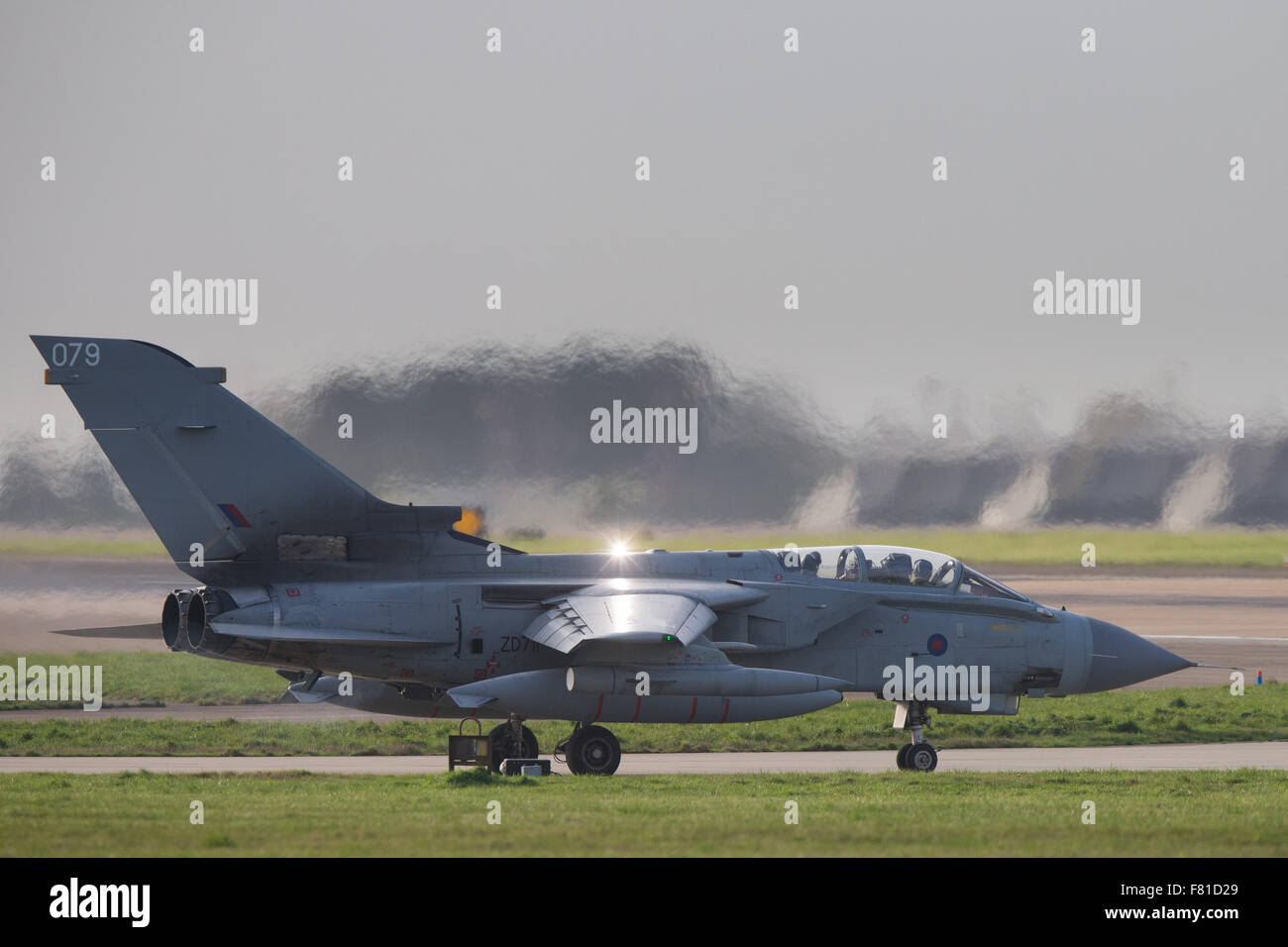 RAF Tornado GR4 jets taking off at RAF Marham,Norfolk Stock Photo - Alamy
