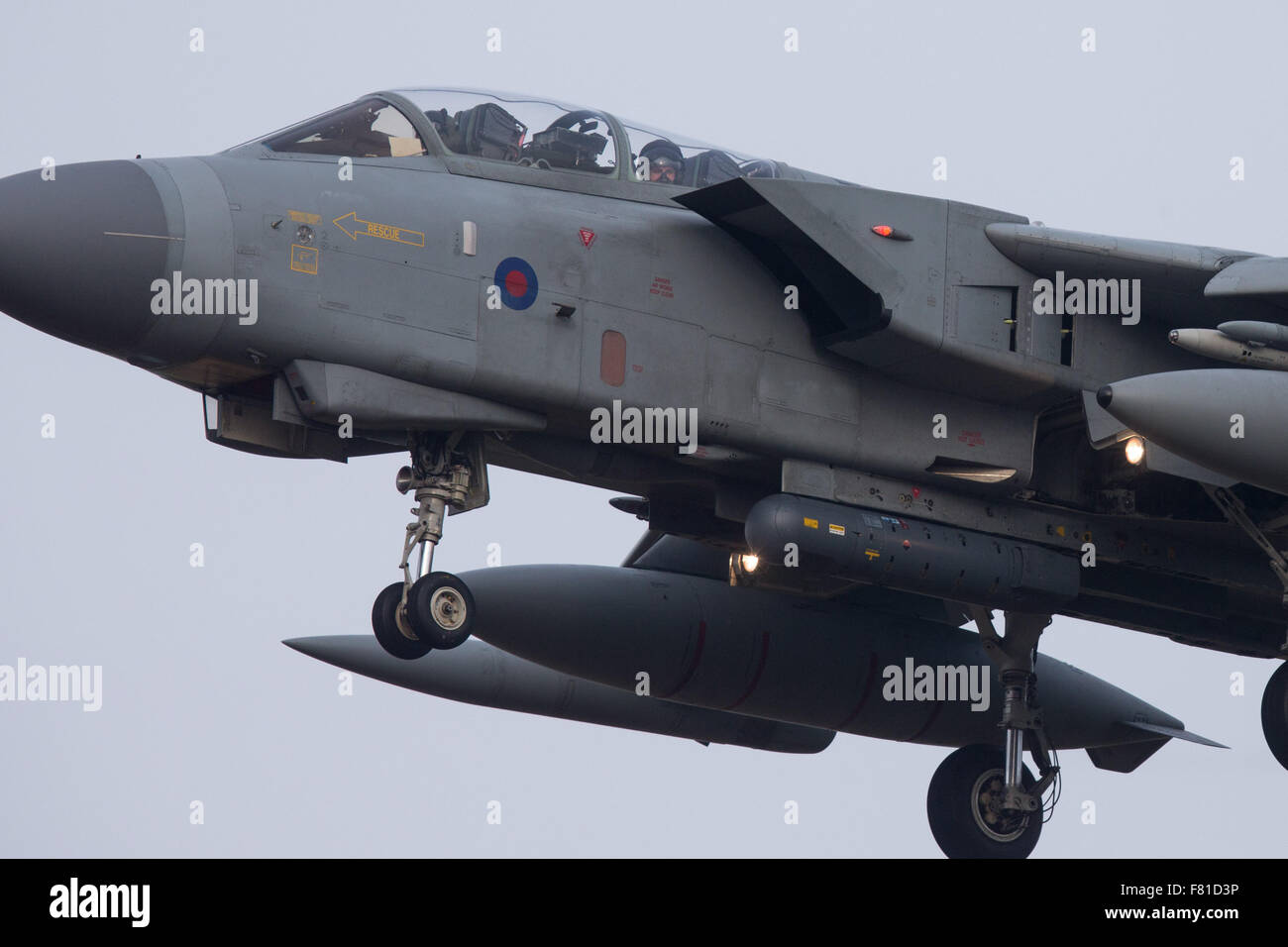 RAF Tornado GR4 jets taking off at RAF Marham,Norfolk Stock Photo - Alamy