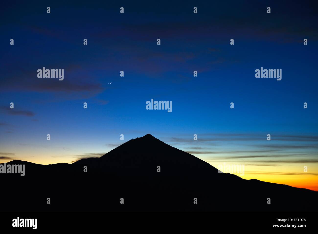 Teide volcano night hi-res stock photography and images - Alamy
