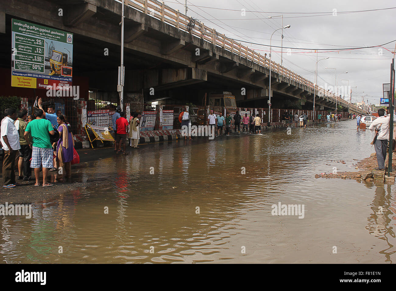 Chennai, India. 4th December, 2015. Chennai flood Chennai After Heavy ...