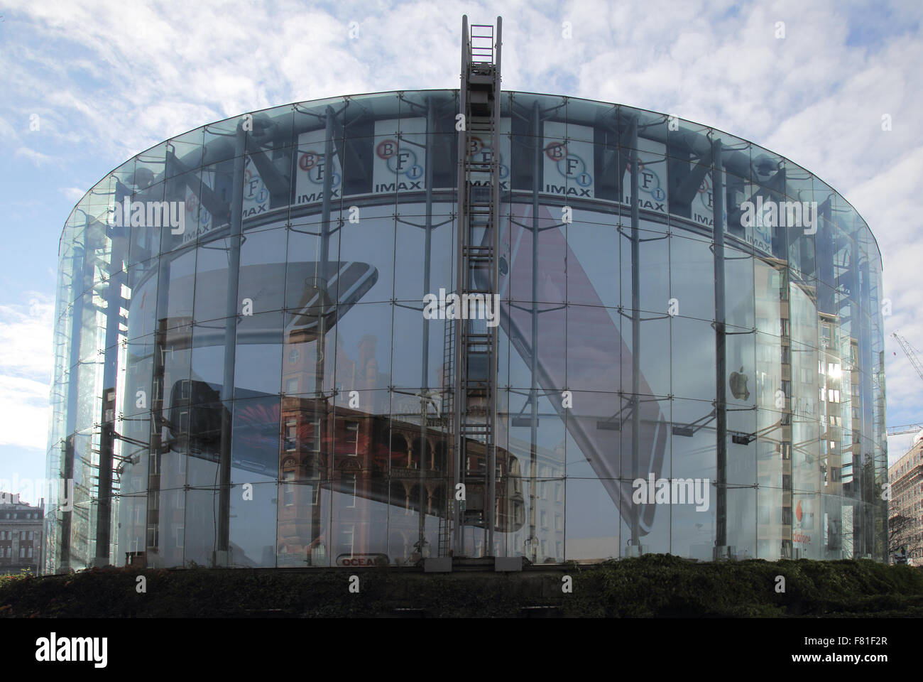 imax 360 degree cinema south bank london england Stock Photo - Alamy