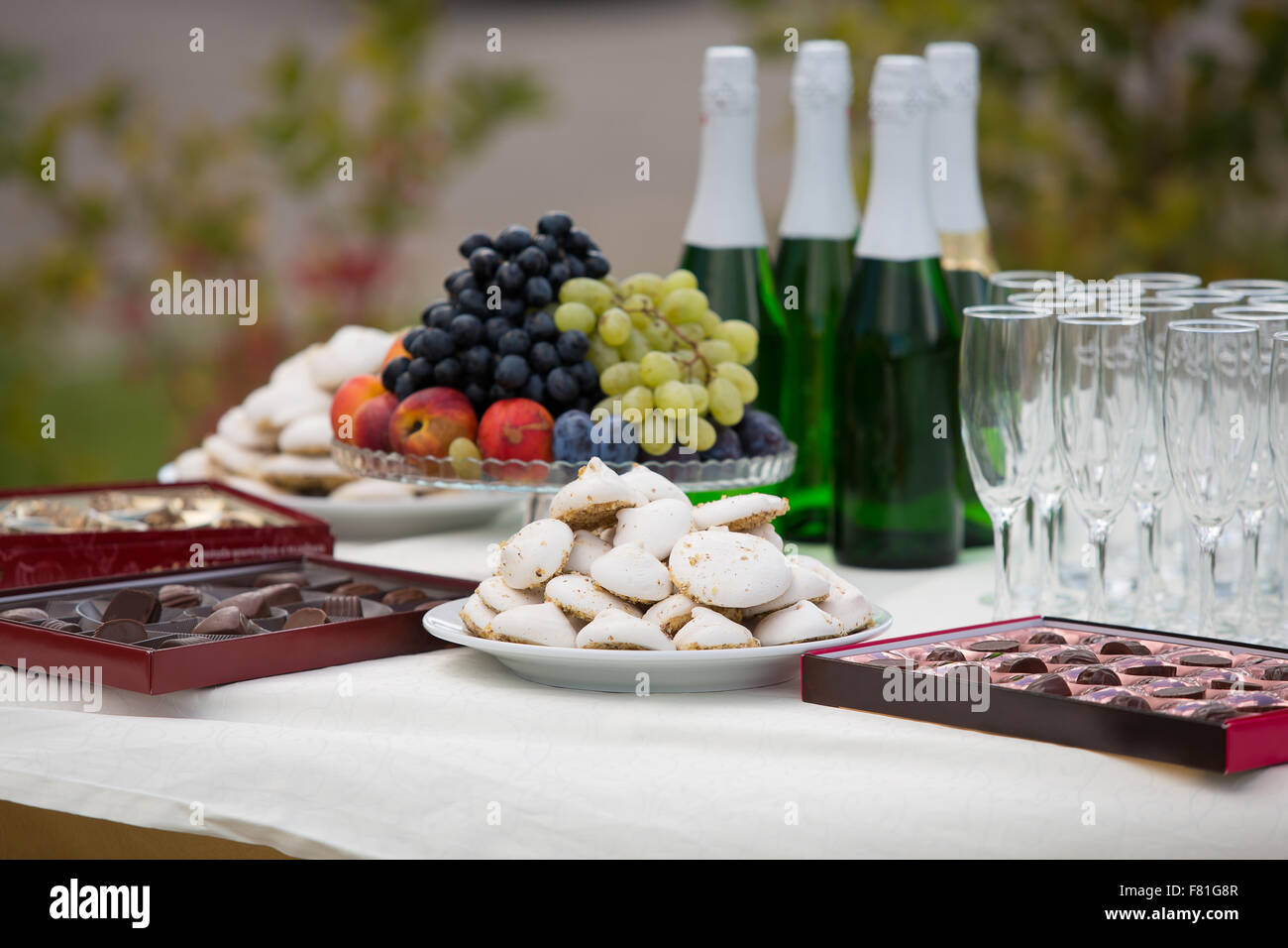 sweet buffet reception for guests Stock Photo - Alamy