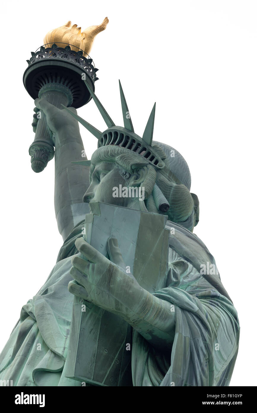 The Statue of Liberty is a colossal copper statue, designed by Auguste ...
