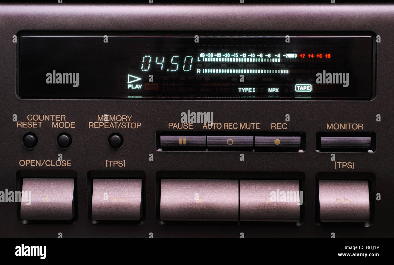 Cassette deck hi-res stock photography and images - Alamy