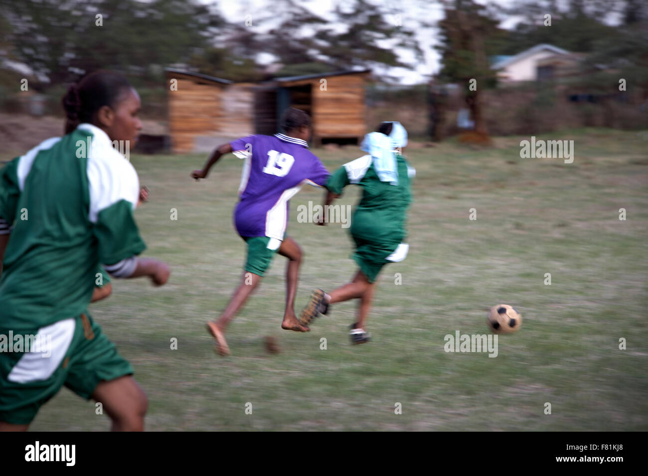 The Football players can rarely play football on the football field of ...