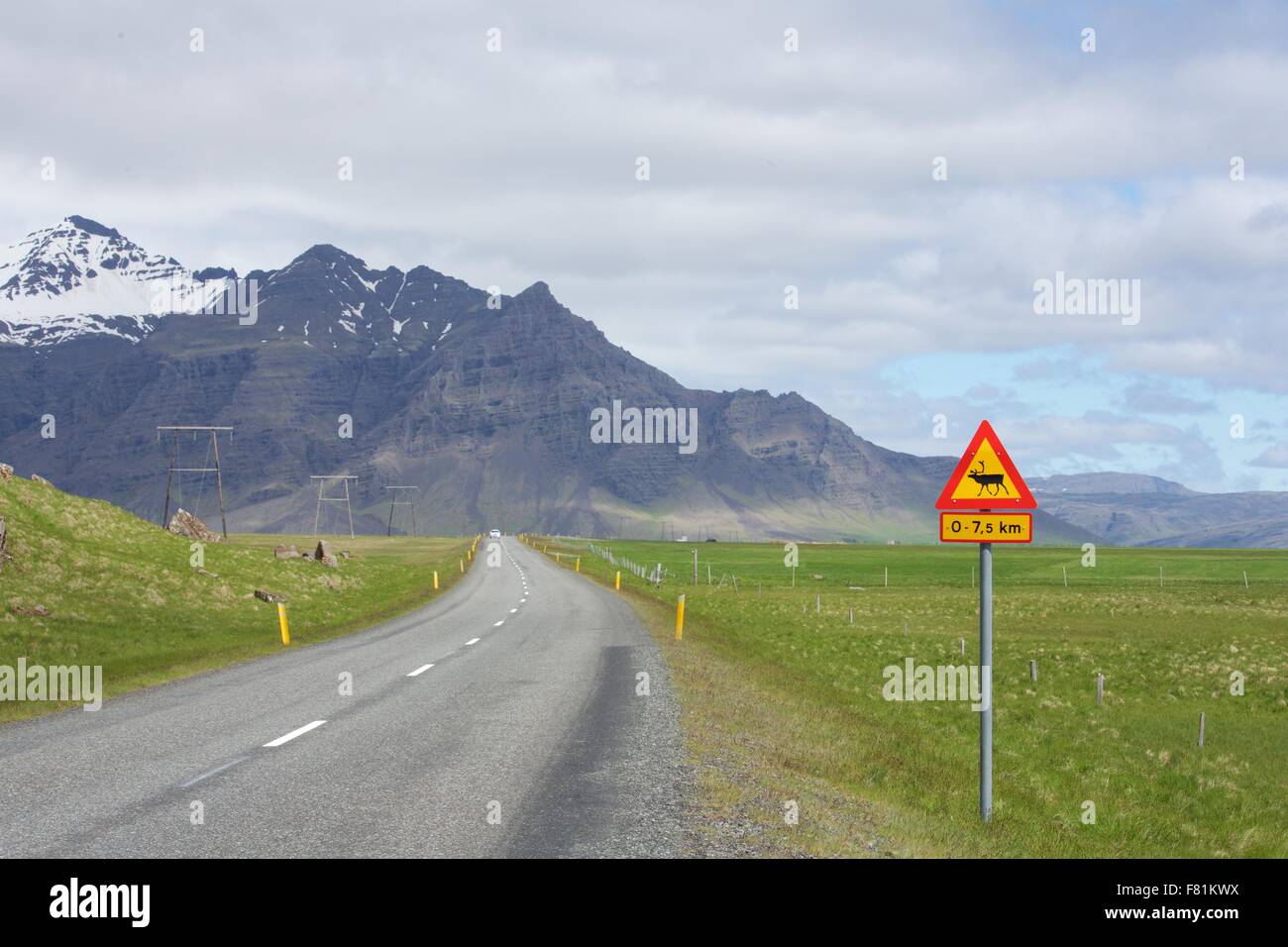 Road signs iceland hi-res stock photography and images - Alamy