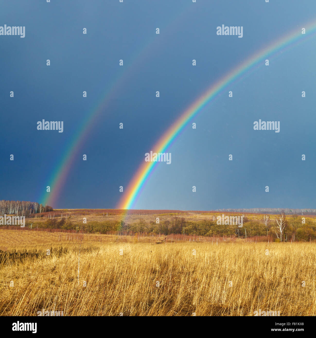 Full rainbow spring sky hi-res stock photography and images - Alamy