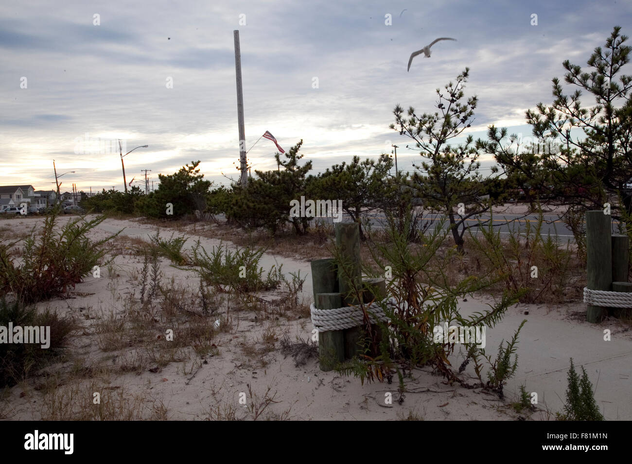 Rockaway beach, Queens, Breezy point Stock Photo - Alamy