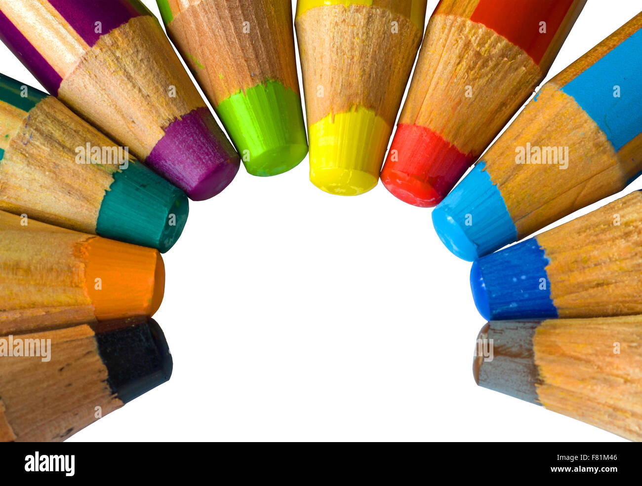Isolated crayons different colors hi-res stock photography and images ...
