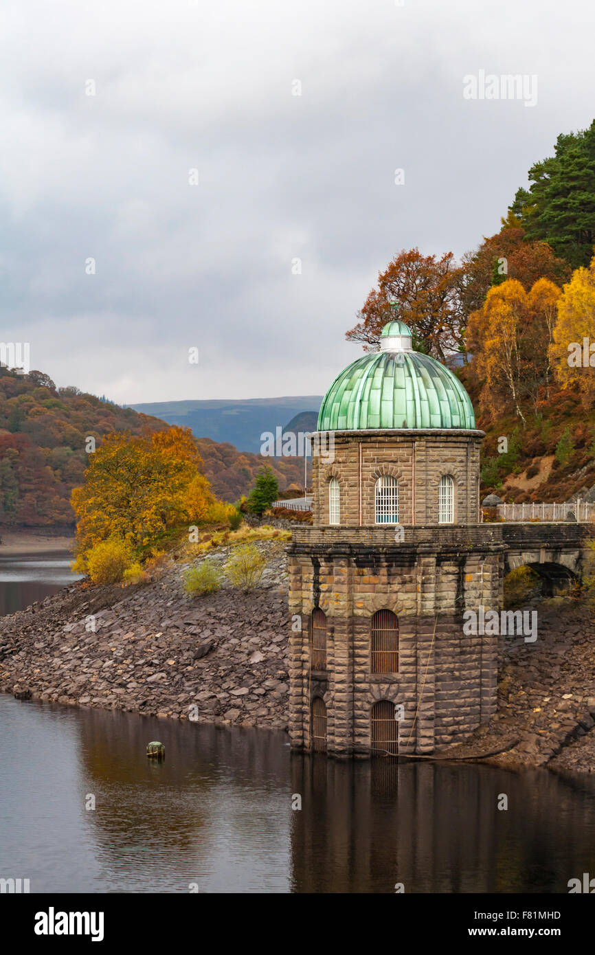 Foel Tower, the Pump House with domed green patina copper roof at ...