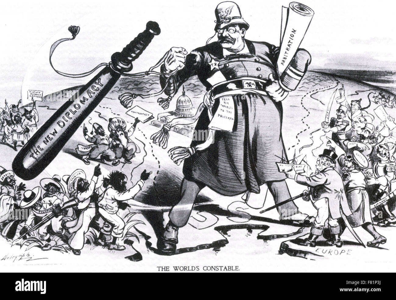 THEODORE ROOSEVELT (1858-1919) The US President as the world's ...