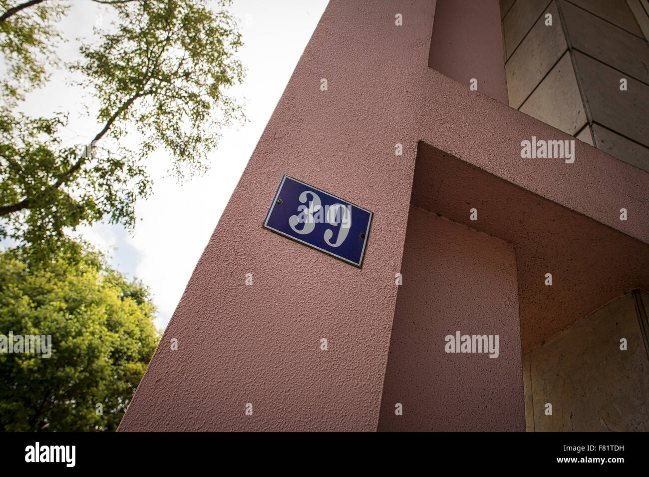 number 39 on the outside of a building Stock Photo - Alamy