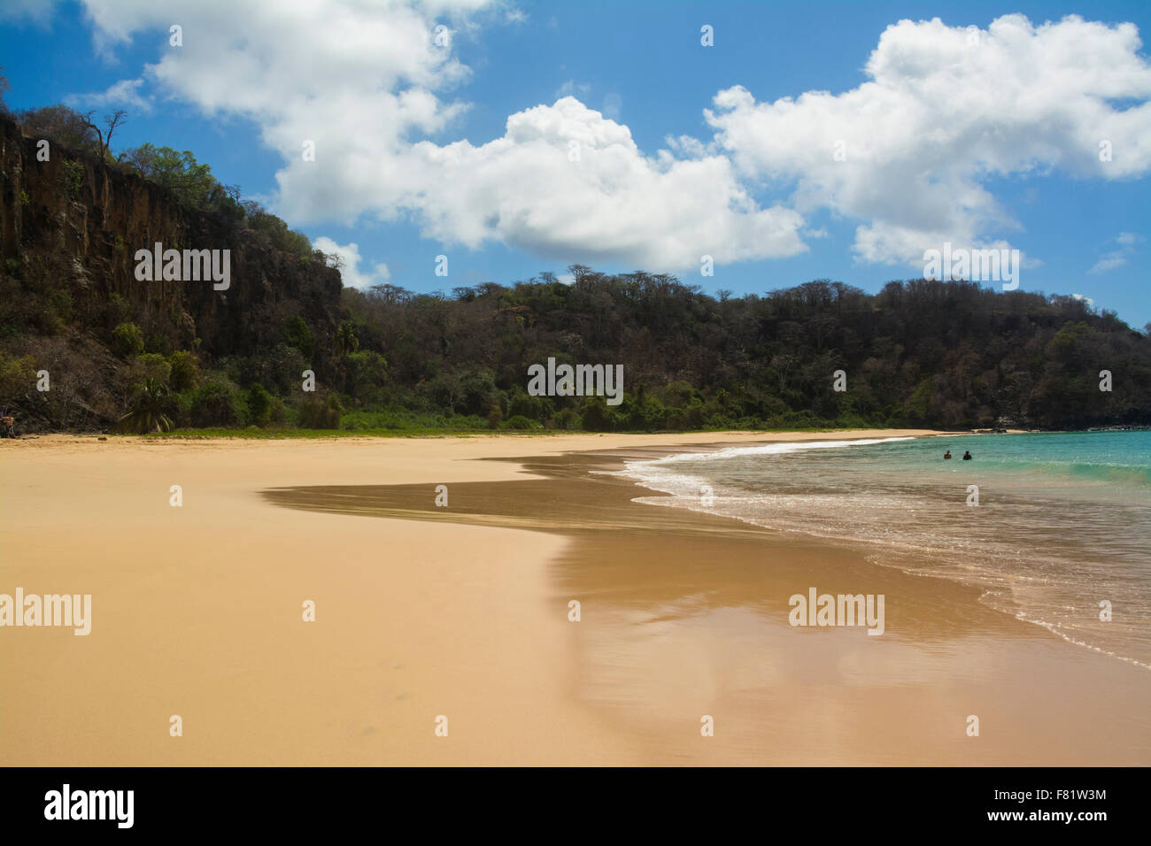 "Baia do Sancho" Beach in Fernando de Noronha Island, Brazil Stock ...