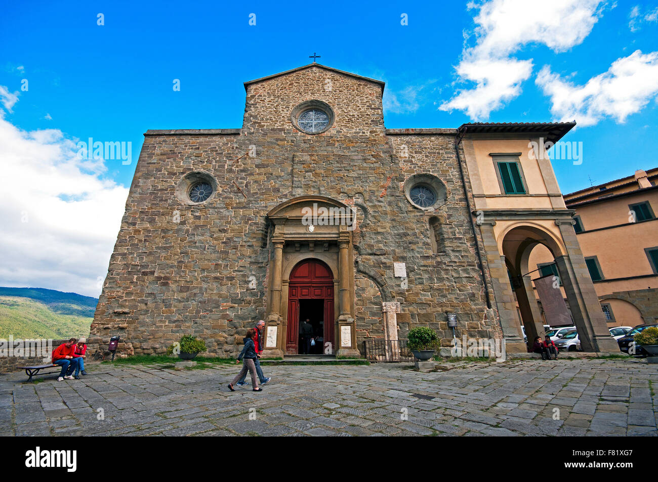 Santa Maria Assunta Cathedral, Cortona, Tuscany, Italy Stock Photo - Alamy