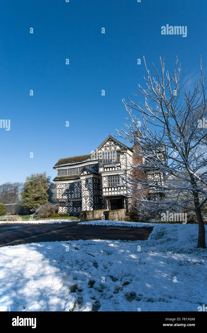 Little Moreton Hall a Tudor manor house owned by the National Trust ...