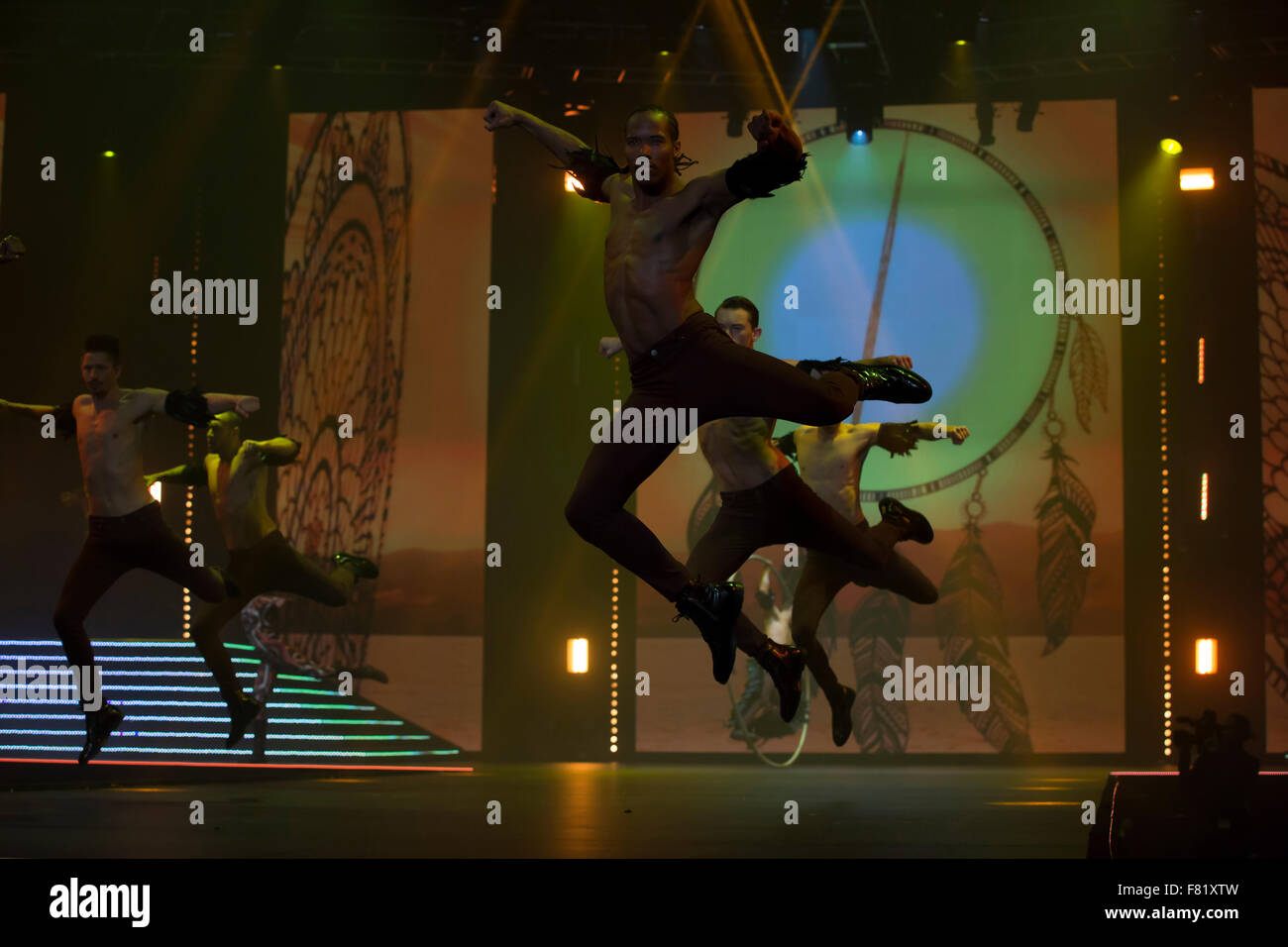 Birmingham,UK,4th December 2015,Dancers at the clothes Show at the NEC ...