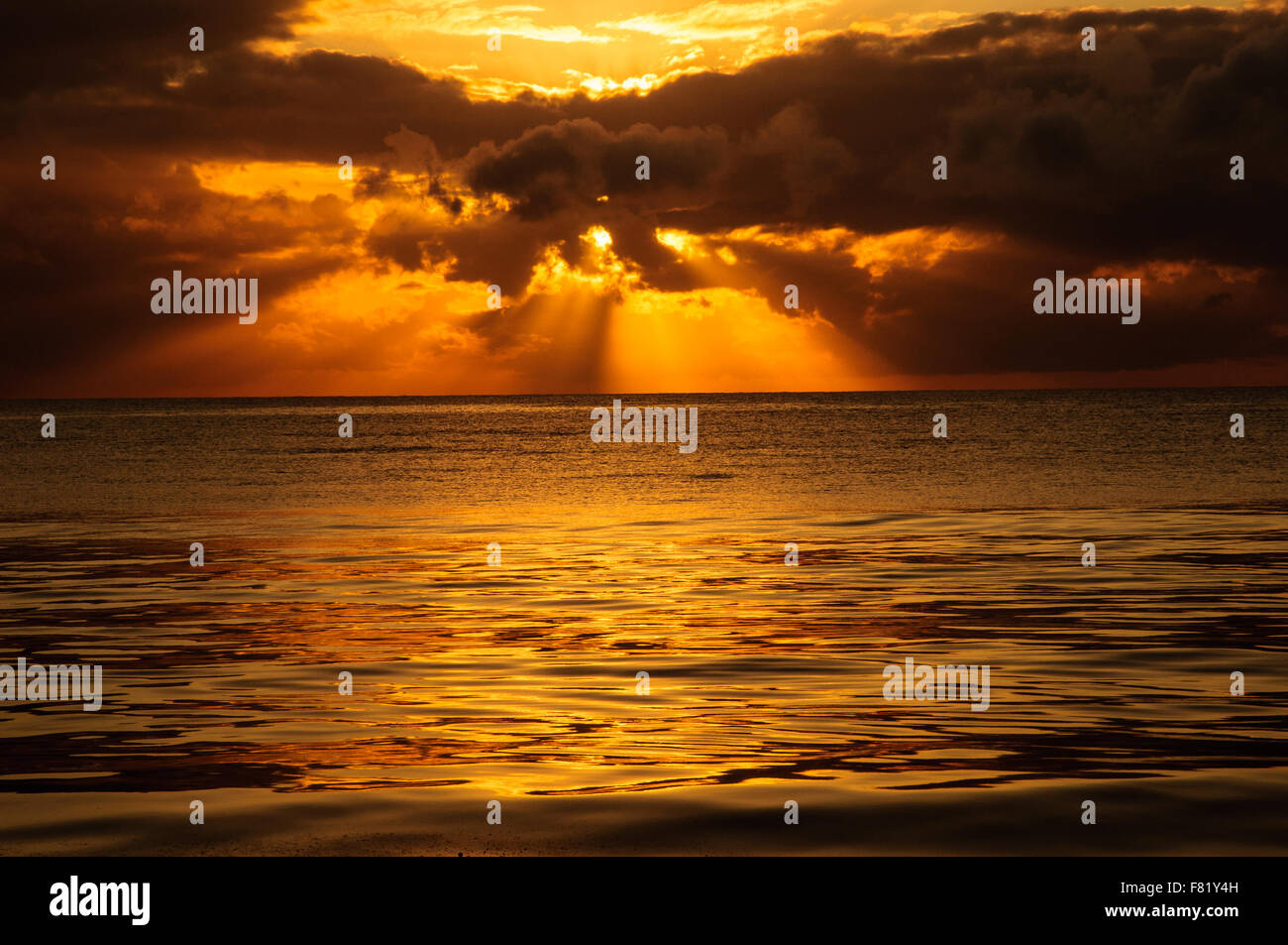 A Tanzanian sunset Stock Photo - Alamy