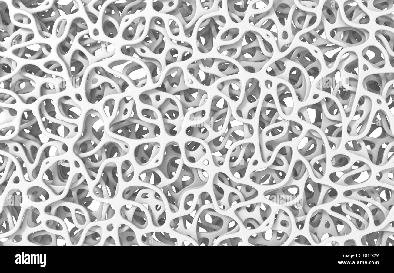 White abstract organic background. 3D render, soft shadows Stock Photo ...