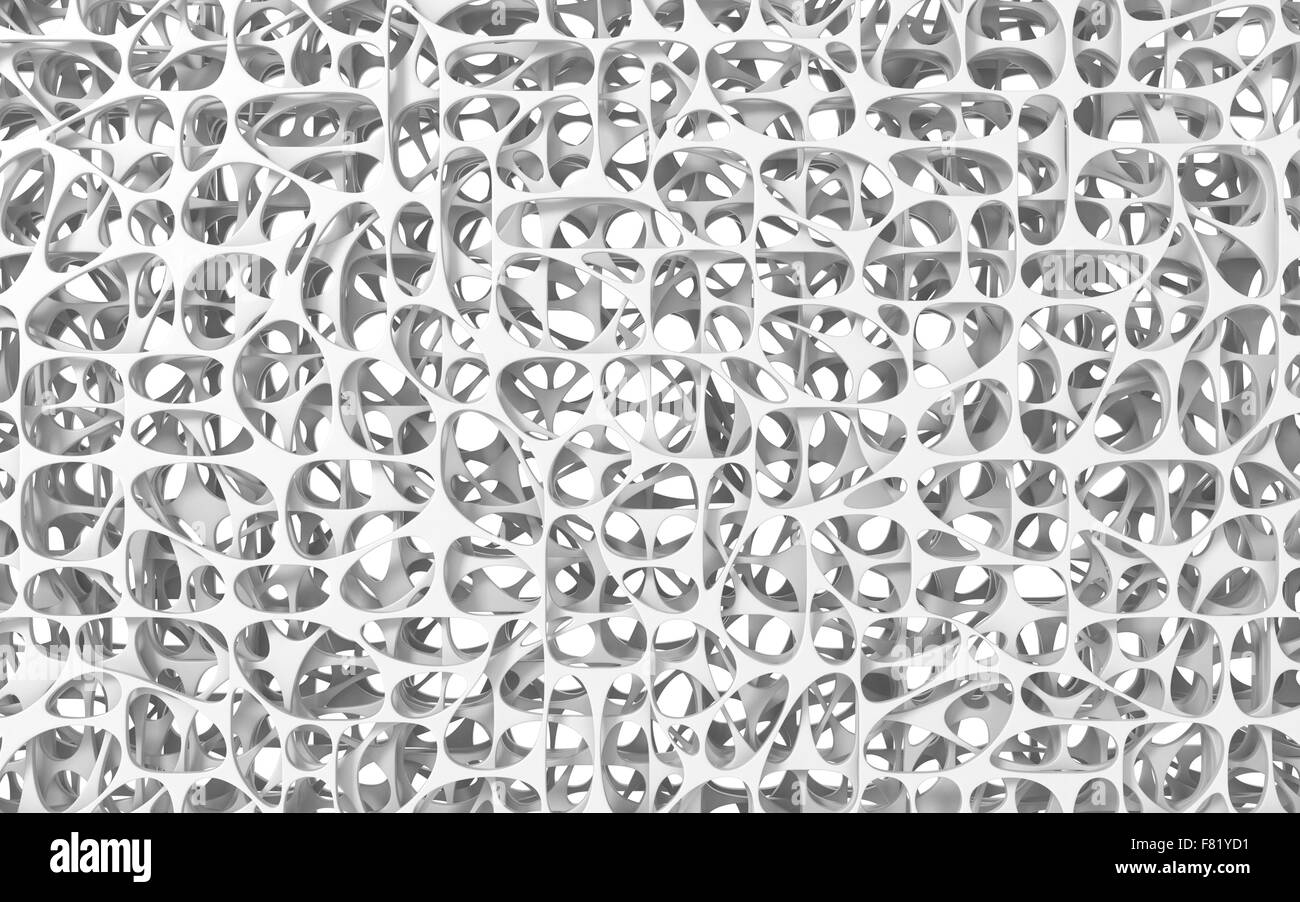 White abstract organic background. 3D render, soft shadows Stock Photo ...