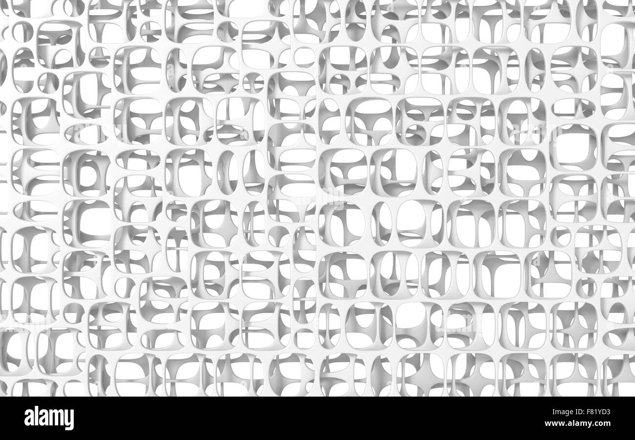 White abstract organic background. 3D render, soft shadows Stock Photo ...