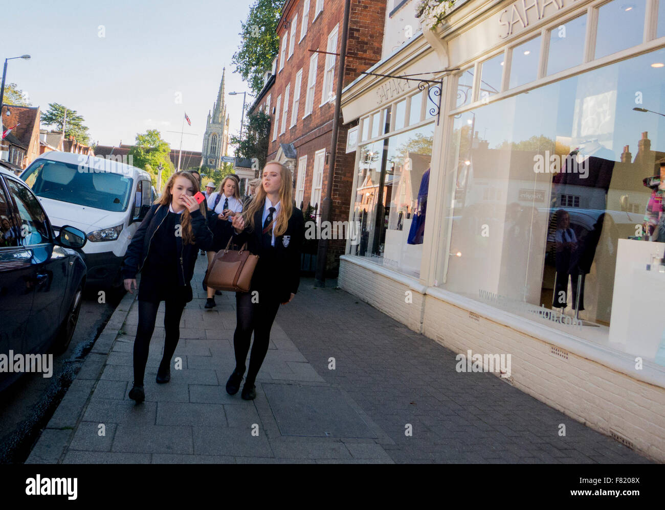 High Street Marlow in Buckinghamshire Stock Photo - Alamy