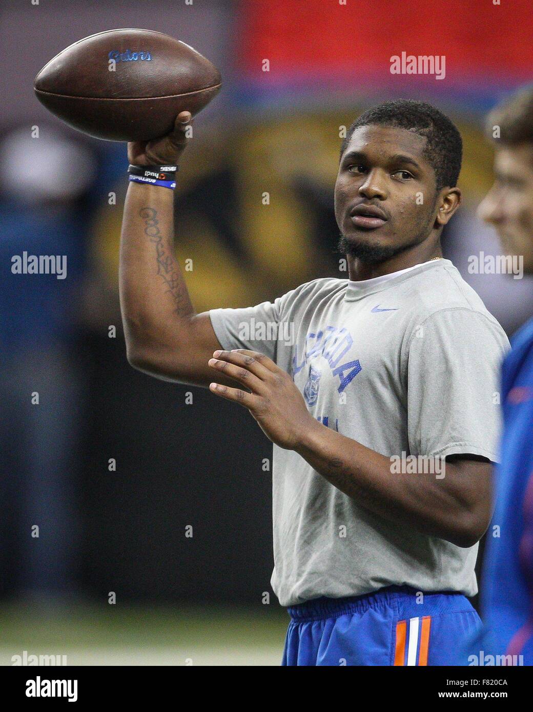 Atlanta, Florida, USA. 4th Dec, 2015. Florida Gators quarterback Treon ...
