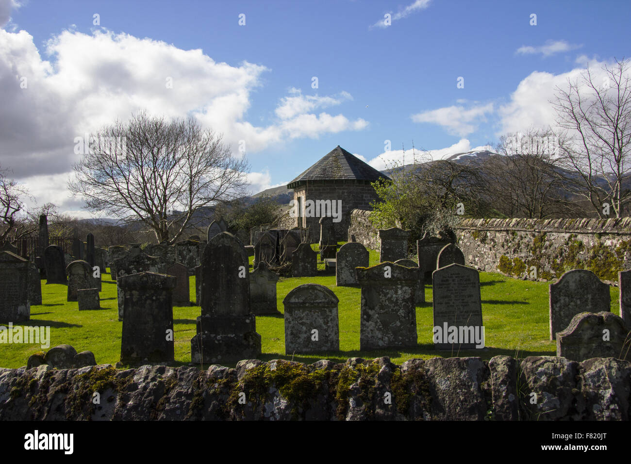 Graveyard watch tower hi-res stock photography and images - Alamy