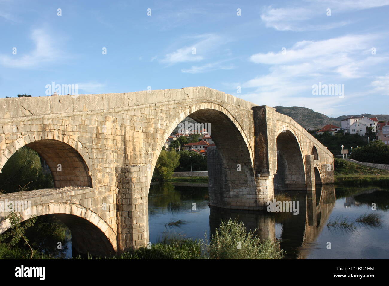 The Arslanagic Bridge near Trebinje in Bosnia Herzegovina Stock Photo ...