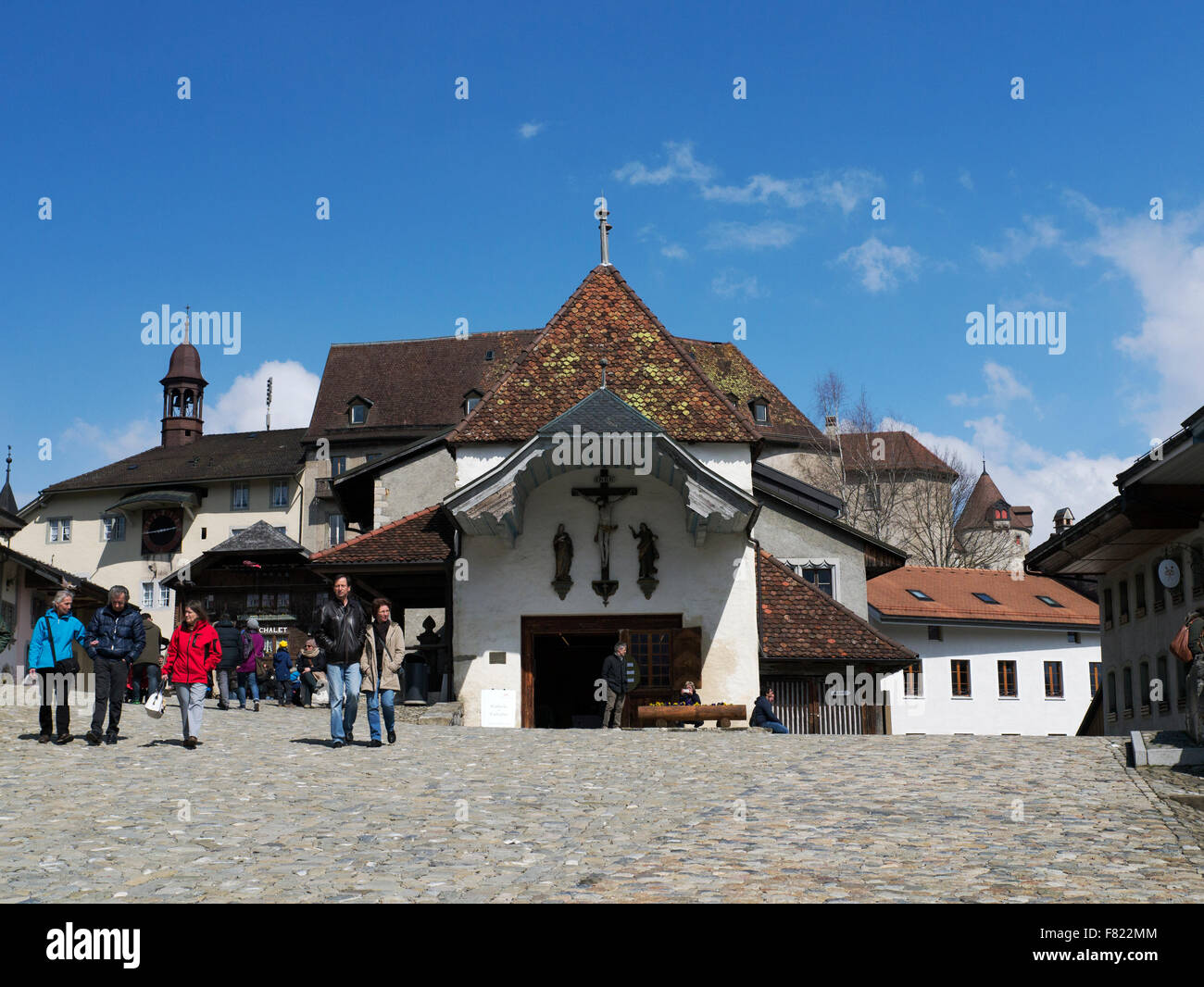 Le Calvaire in Gruyères Stock Photo - Alamy