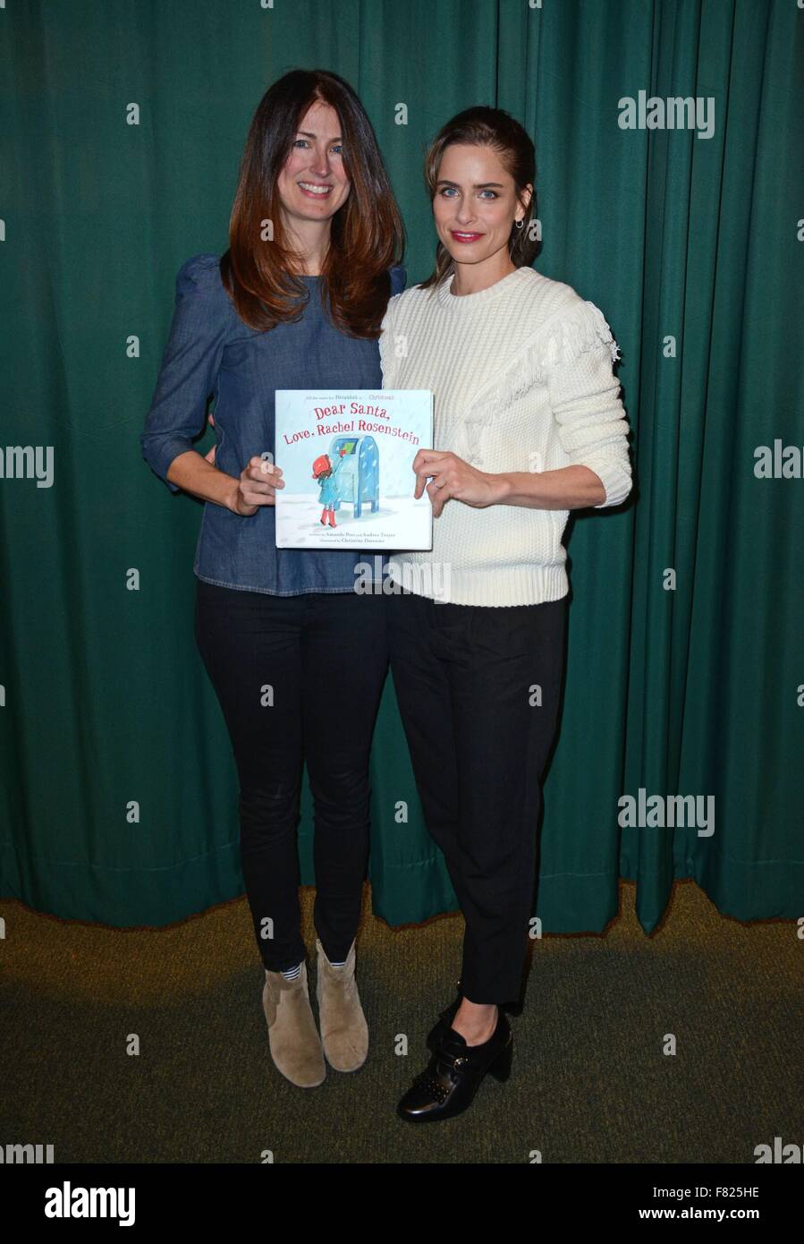 New York, NY, USA. 4th Dec, 2015. Andrea Troyer, Amanda Peet at in ...