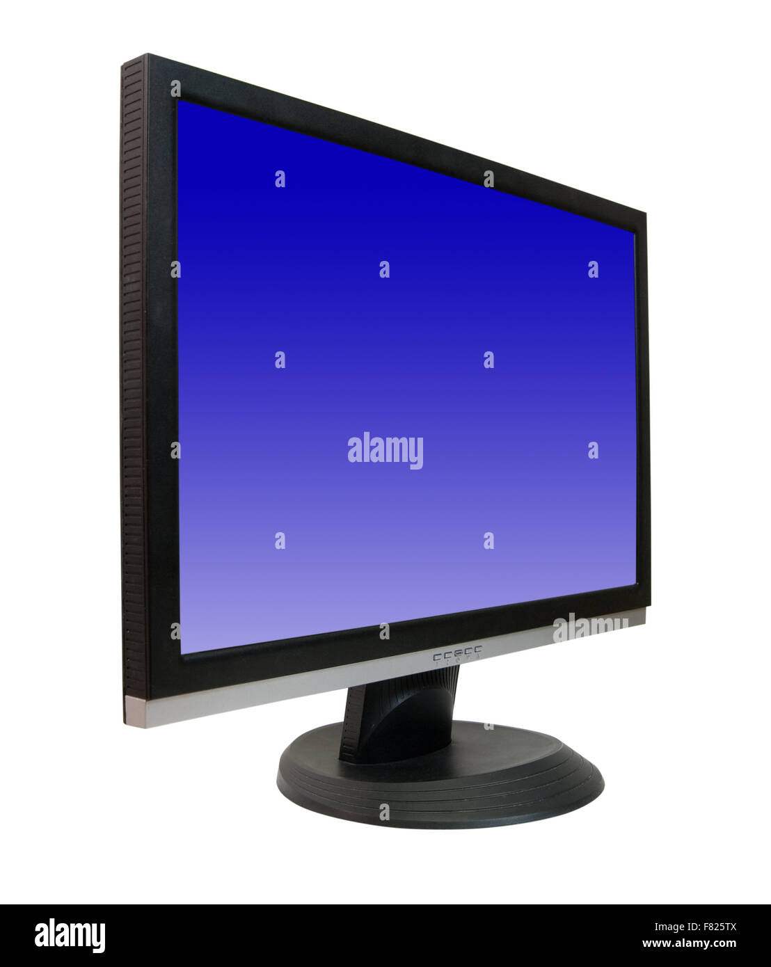 Computer LCD monitor. Isolated on white background with clipping path ...