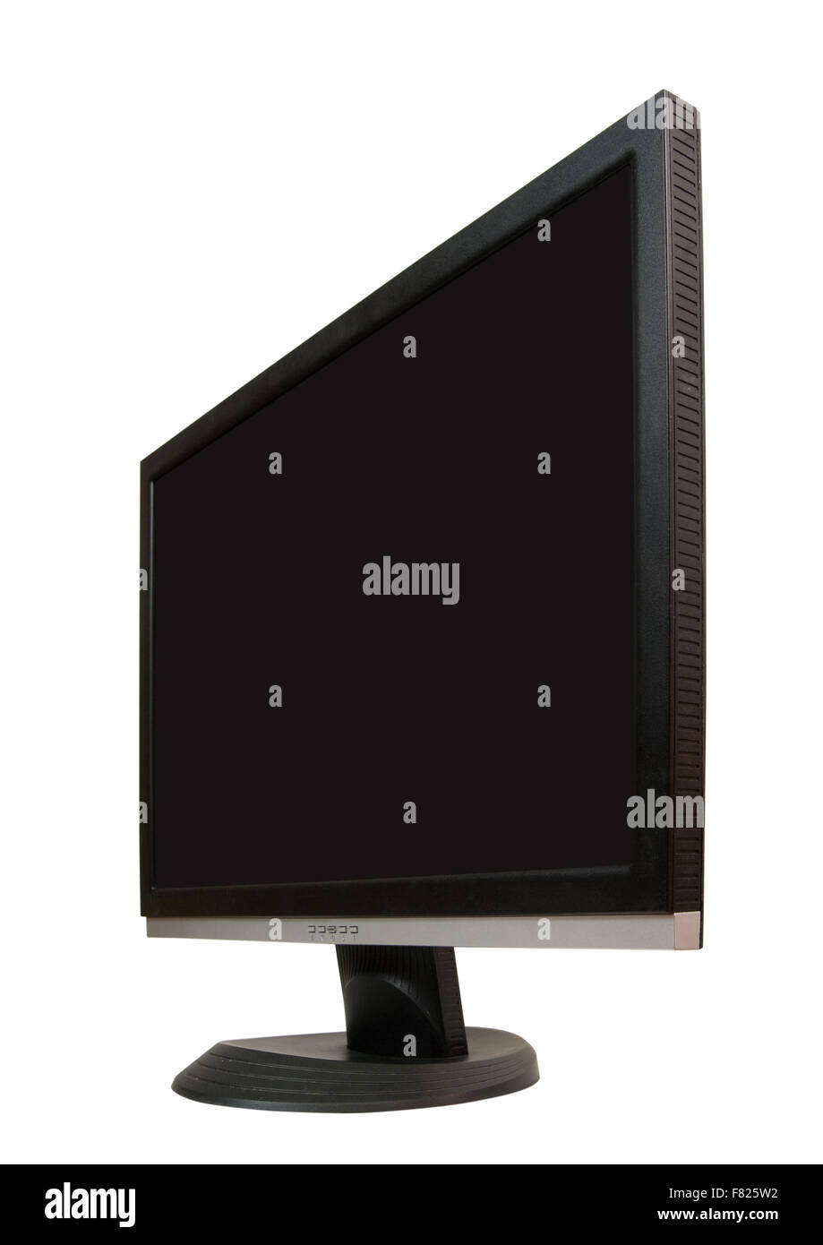 Computer LCD monitor. Isolated on white background with clipping path ...