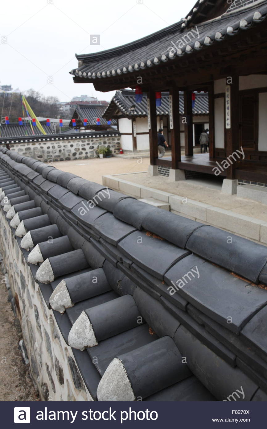 Korean Roof Tile Stock Photos & Korean Roof Tile Stock Images - Alamy