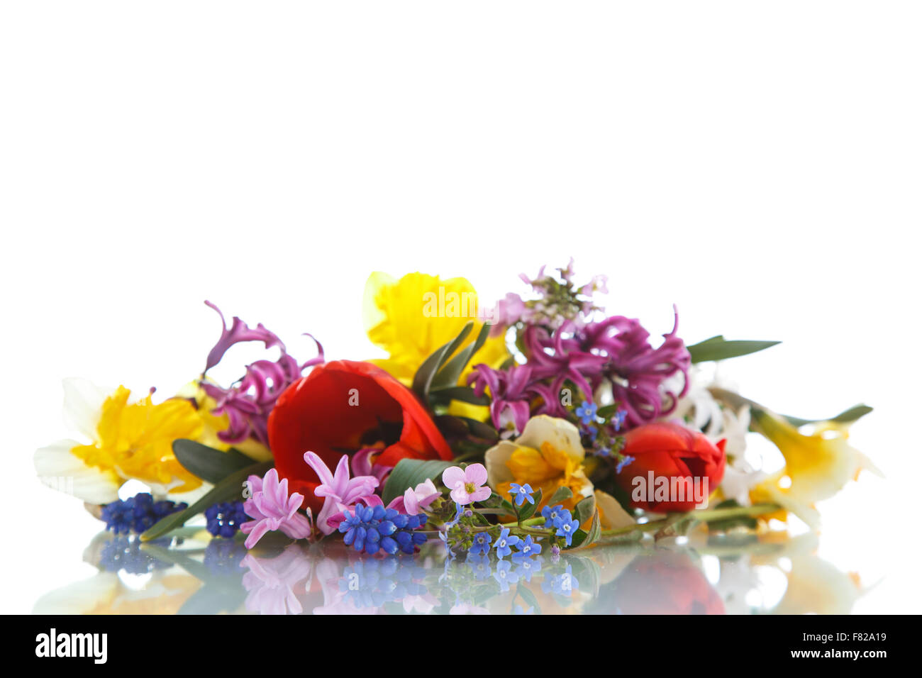 beautiful bouquet of spring flowers Stock Photo - Alamy