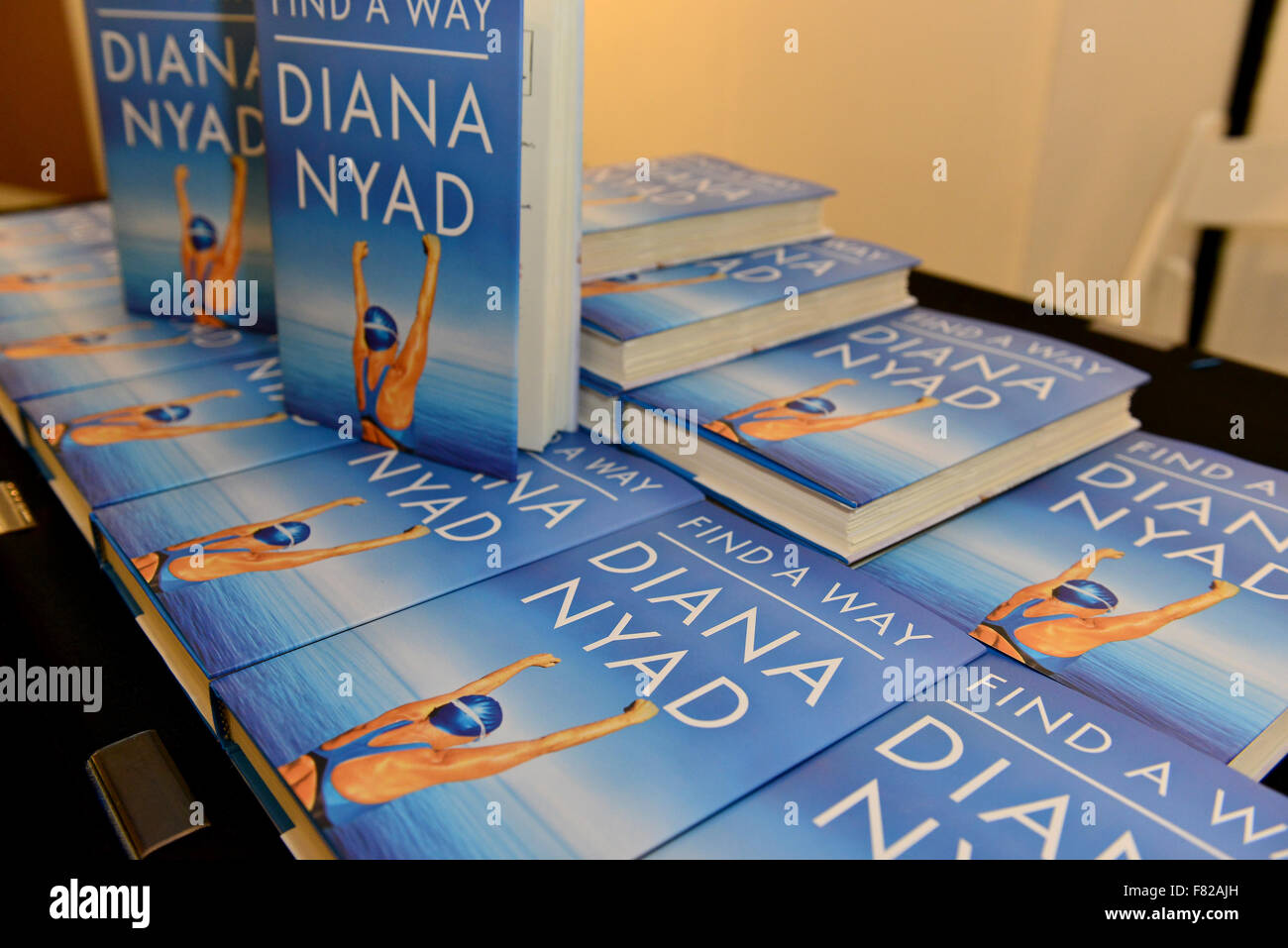 Endurance swimmer Diana Nyad book signing for 'Find A Way' at Miami ...