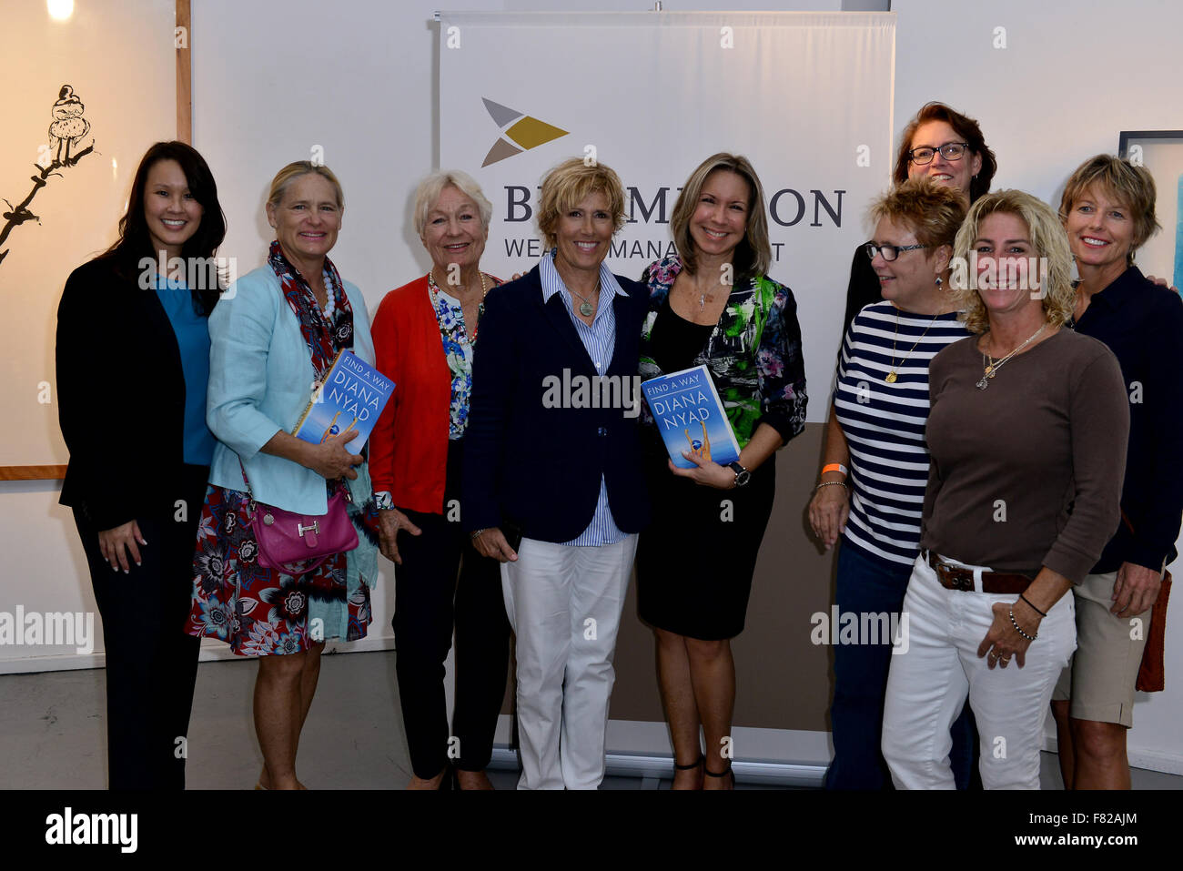 Endurance swimmer Diana Nyad book signing for 'Find A Way' at Miami ...