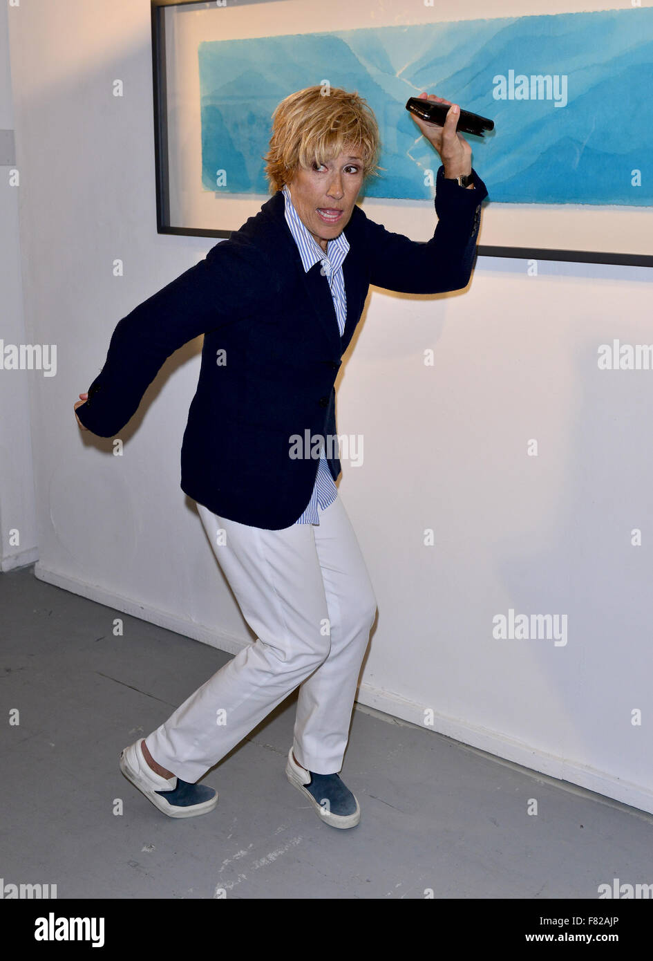Endurance swimmer Diana Nyad book signing for 'Find A Way' at Miami ...