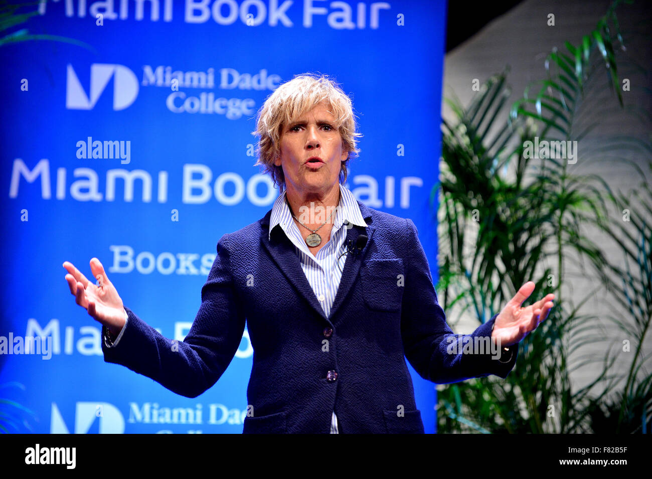 Endurance swimmer Diana Nyad book signing for 'Find A Way' at Miami ...