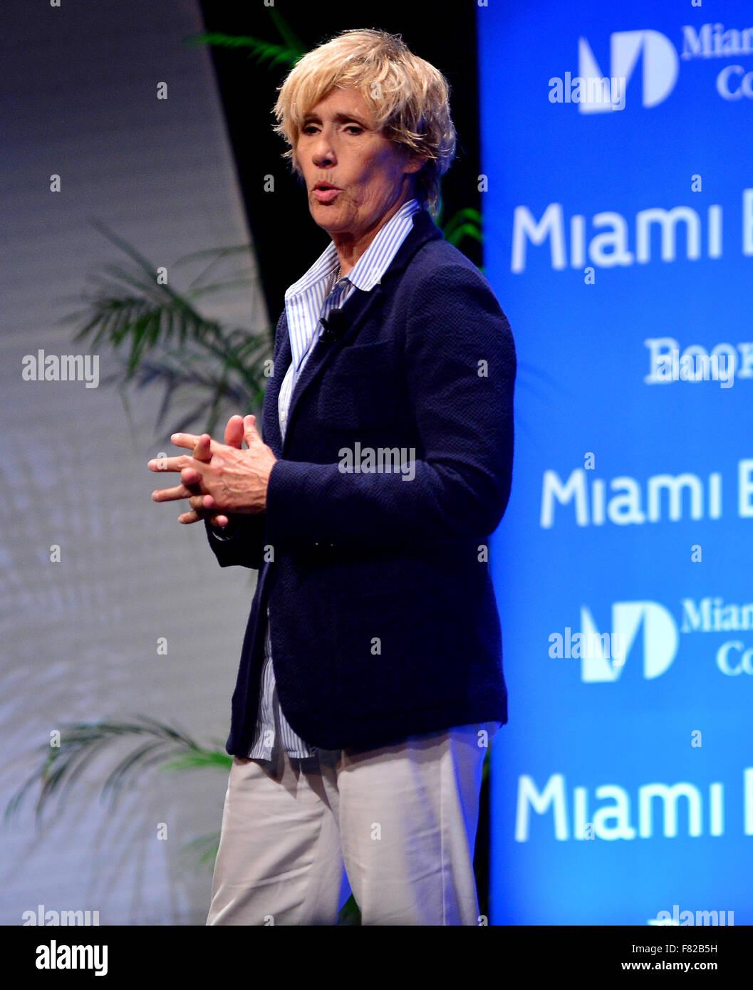 Endurance swimmer Diana Nyad book signing for 'Find A Way' at Miami ...