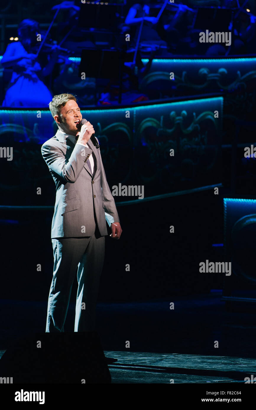 David Thaxton performing at Broadway To The Bay at the Wales Millennium ...