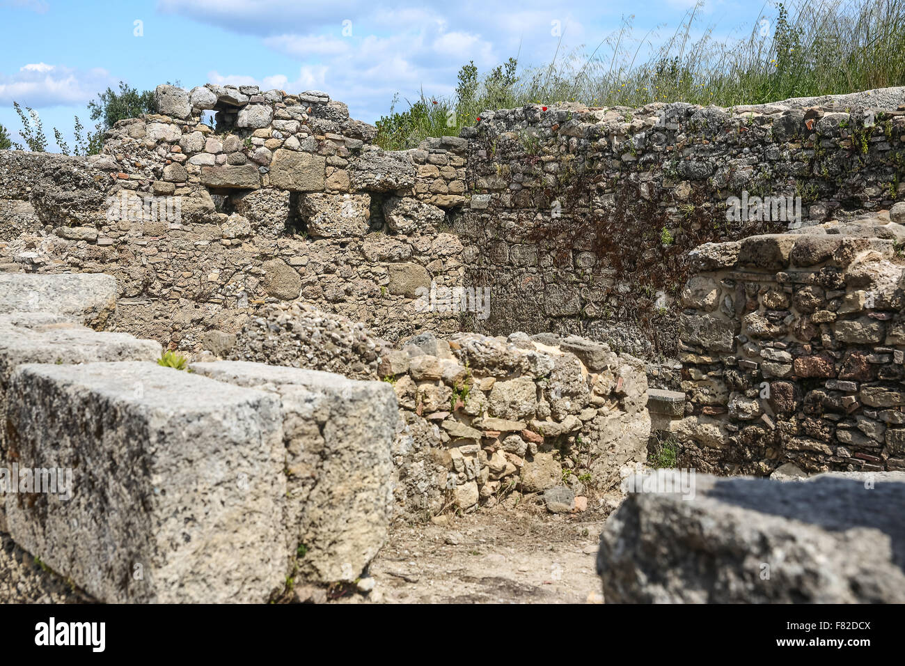 Ancient Side ruins in Turkey Kemer Antalya Stock Photo - Alamy