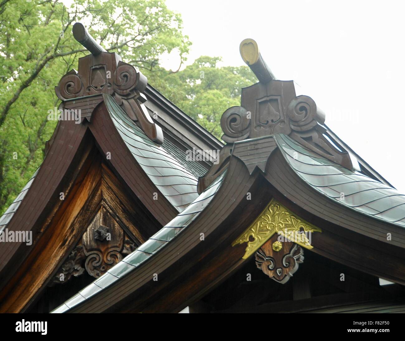 Japanese temple beams hi-res stock photography and images - Alamy