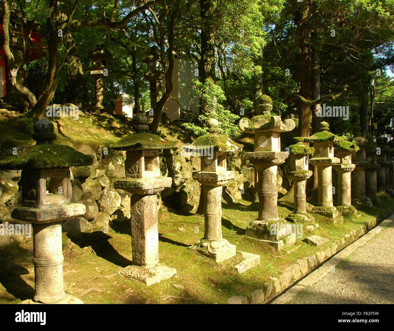 Near Kasuga Taisha (Kasuga Grand Shrine) in Nara, Japan Stock Photo - Alamy