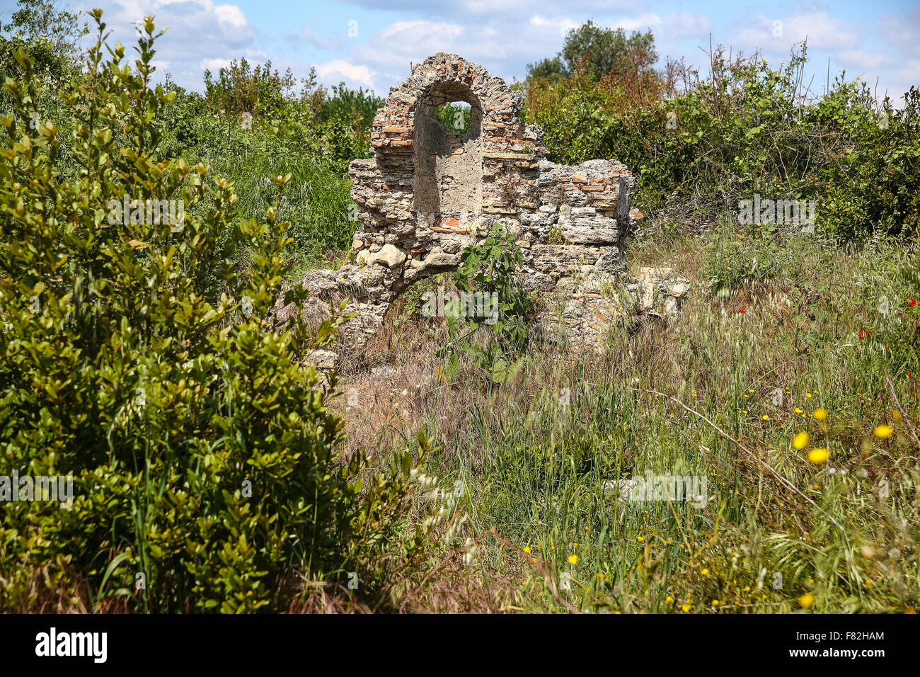 Ancient Side ruins in Turkey Kemer Antalya Stock Photo - Alamy