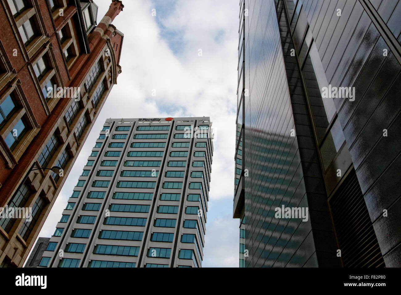 Skyscraper tower in Manchester Stock Photo - Alamy