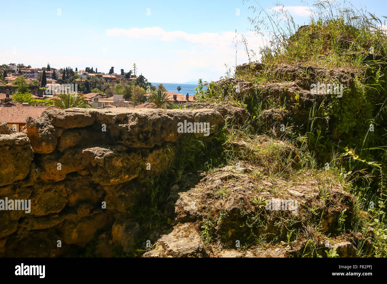 Ancient Side ruins in Turkey Kemer Antalya Stock Photo - Alamy
