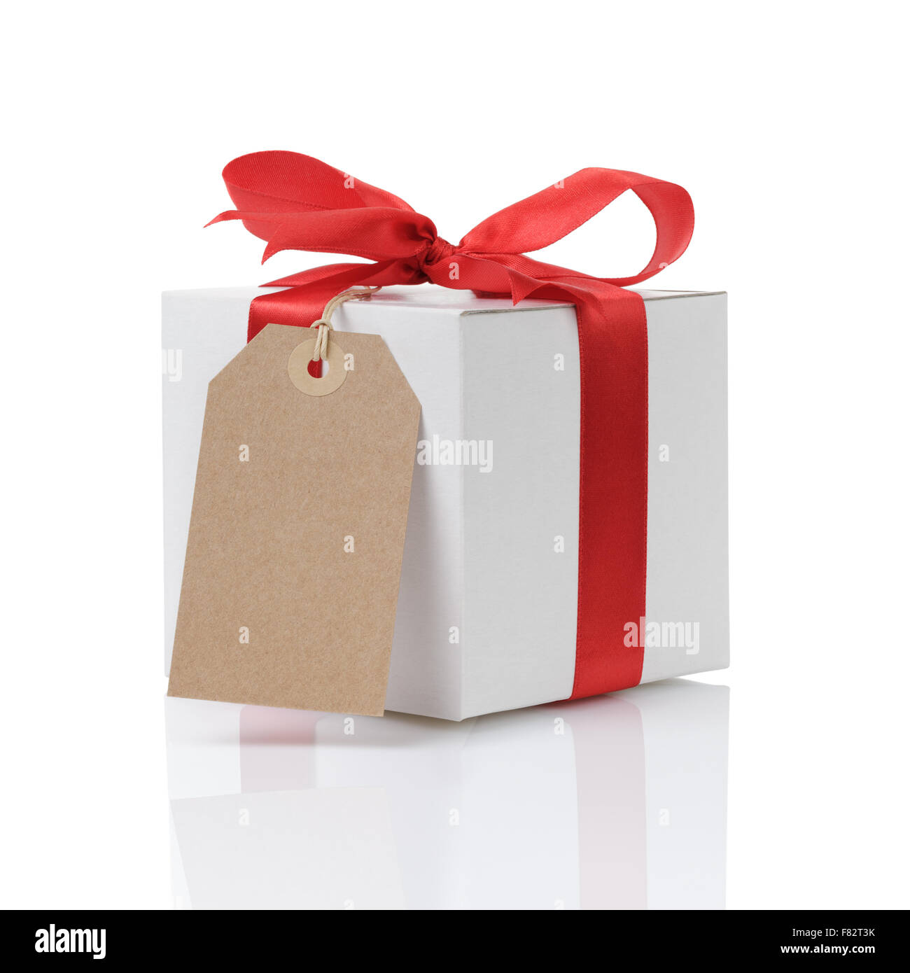 Gift tag isolated ribbon hi-res stock photography and images - Alamy