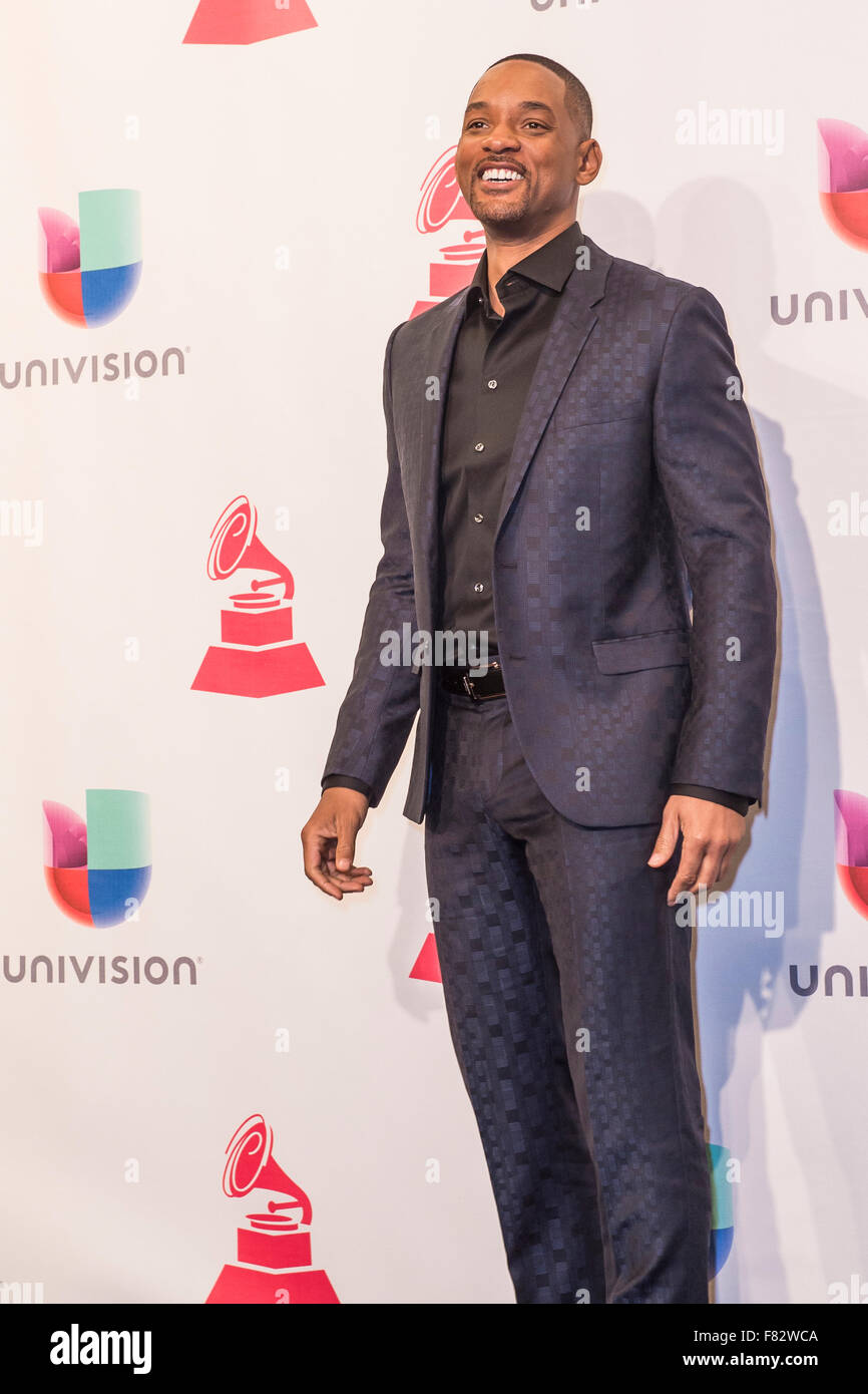 Actor Will Smith pose in the press room during the 16th Annual Latin ...