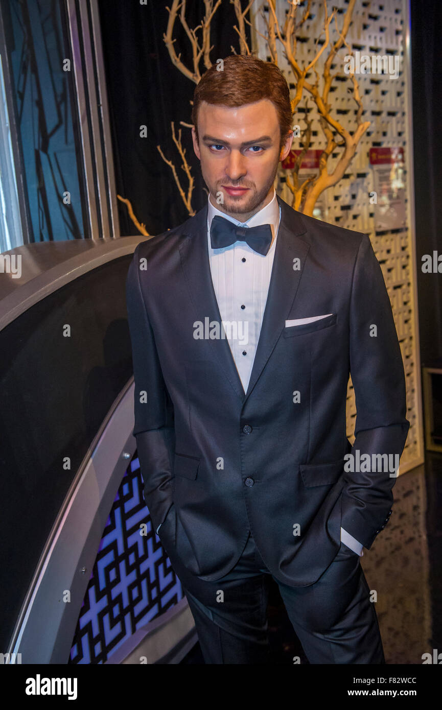 Justin timberlake waxwork figure hi-res stock photography and images ...