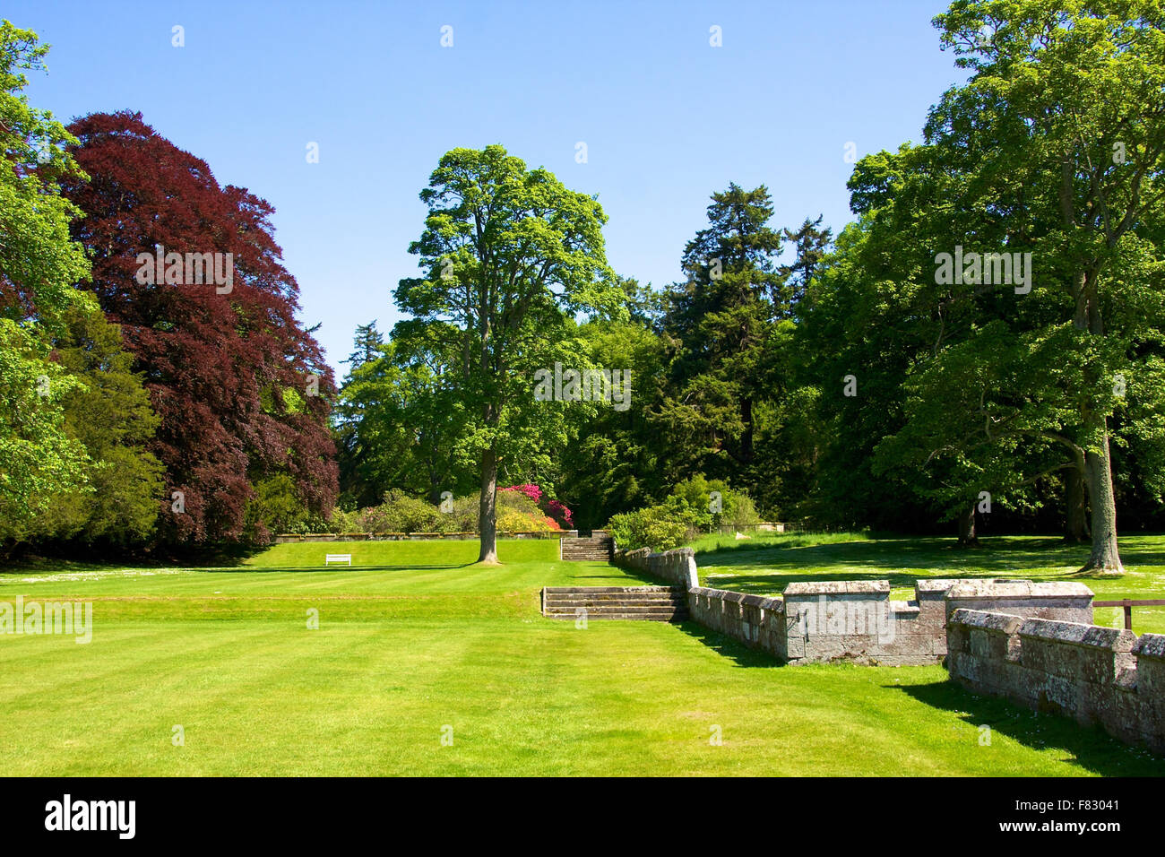Scone gardens in Perth Stock Photo - Alamy